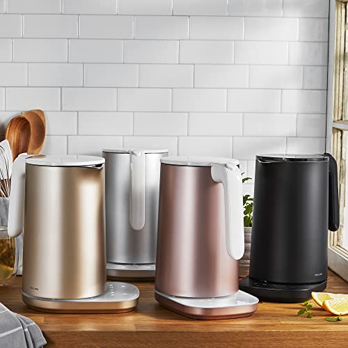 ZWILLING Enfinigy 1.56-qt Cool Touch Electric Kettle Pro, Cordless Tea Kettle, Gold