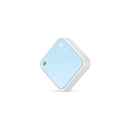 TP-Link N300 Wireless Portable Nano Travel Router(TL-WR802N) - WiFi Bridge/Range Extender/Access Point/Client Modes, Mobile in Pocket
