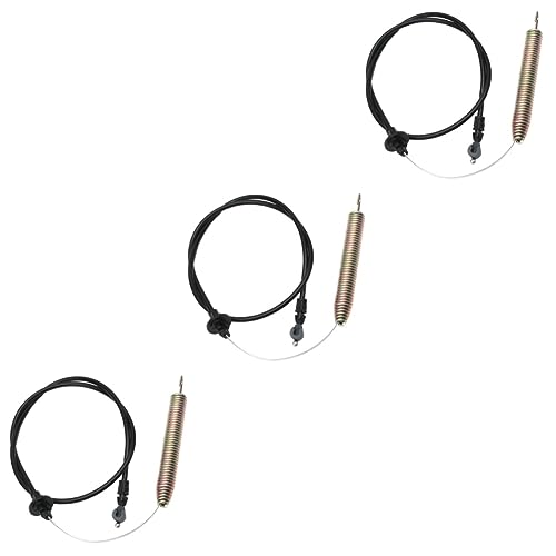 Yardwe Clutch 3 pcs Durable Grass Cutter Deck Pull Lawn Replacement Practical for Cord Craftsman Engagement Machine Fit Mower Cable Tractor Mowing Clutch Control Engagement Cable