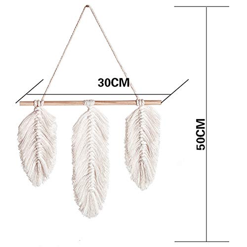 Ochine Macrame Wall Hanging Shelf Wall Towel Racks Boho 3 Tier Handmade Floating Shelves Toilet Paper Display Rack Farmhouse Towel Holder Plant Decor Shelf for Bathroom Kitchen Home Decor