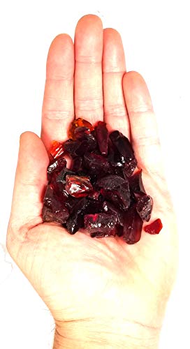 One Stop Outdoor RED Multi-Purpose Premium Decor & Fire Glass Rock 2-Pound 1/4"-1/2" inch - for Use in Fire Features, Aquariums, Apothecary, Jars, Vase, Potted Plants, Fire Bowls, Etc.