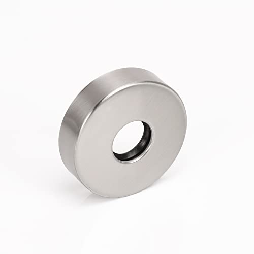NearMoon Shower Arm Flange, Stainless Steel Replacement Escutcheon Cover Plate for Universal Standard ShowerHead Arm (2.4 Inch, Brushed Nickel)