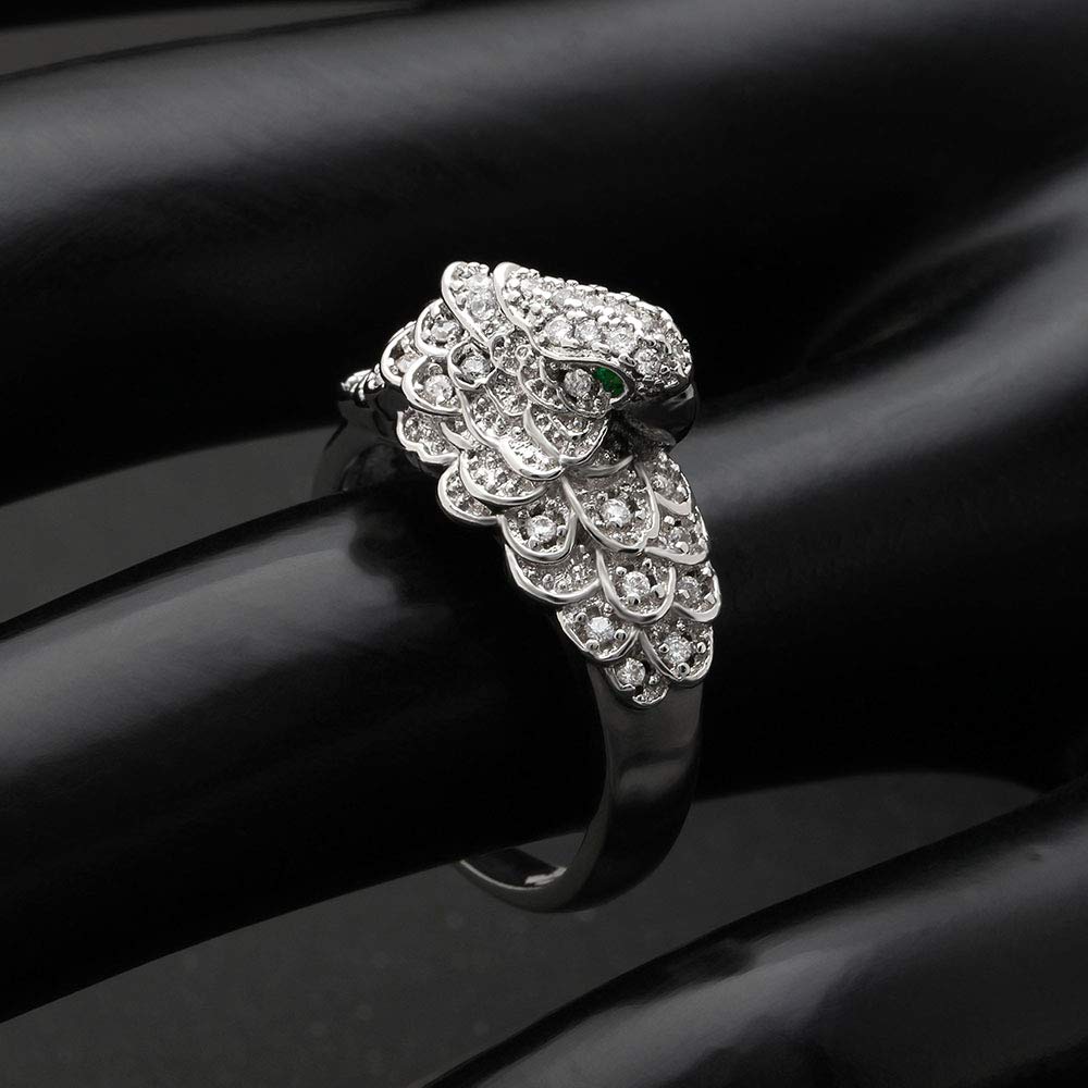 Ginger Lyne Collection Polly Cockatoo Bird Lover Ring Size 12