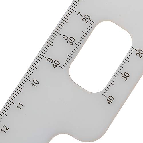 Mxfans Plastic Pupil Distance Meter Optical PD Ruler Eye Ophthalmic Tool Pack of 5