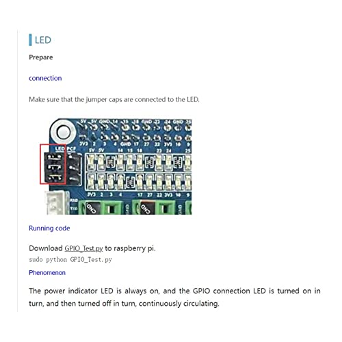 Sensor Expansion Board, Clear Identification ADDA Chip LED GPIO IO Port Development Board Excellent PCB for 4B 3B CM4