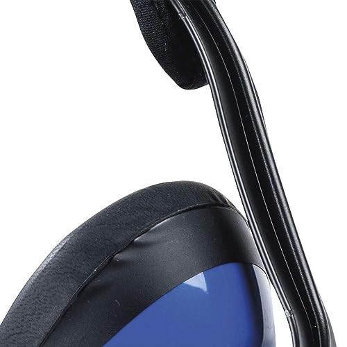 Sellstrom Noise Cancelling Adjustable Safety Ear Muffs, ANSI S3.19 Certified, 25dB NRR, Blue, S23401
