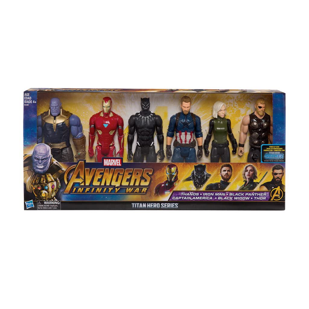 Marvel Infinity War Titan Heroes Figure Pack (6 Pack Infinity War Set)