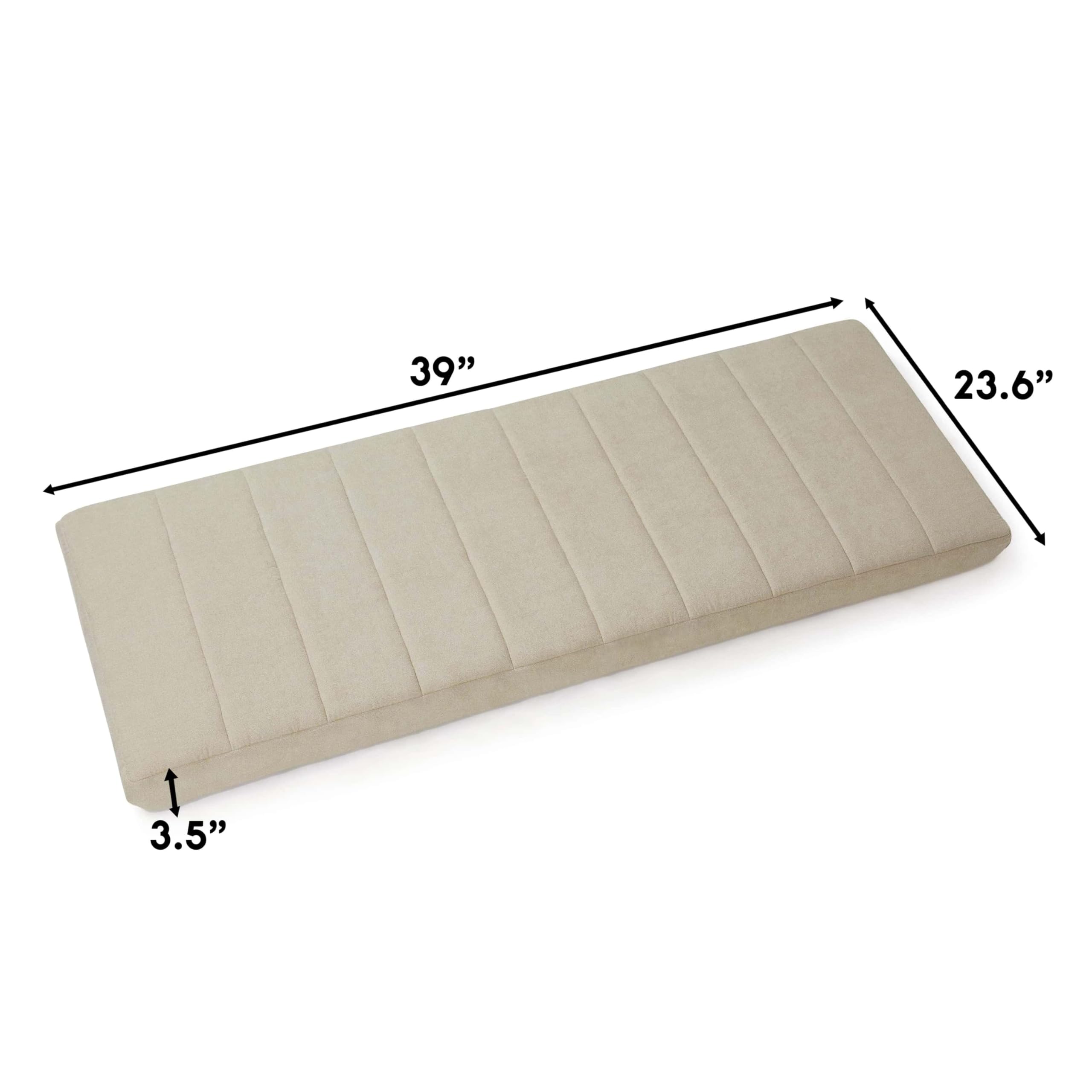 Upholstered Queen Headboard - Easy Assemble Channel Stitched Headboard Queen Size - Wall Mounted Headboard with 3D Soundproof Wall Panels Peel & Stick Floating Headboards for Queen Size Bed - Linen