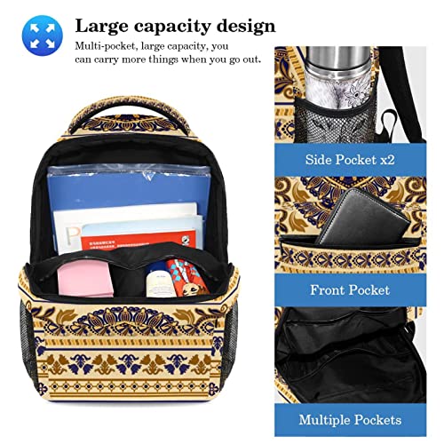VBFOFBV Travel Backpack, Laptop Backpack for Women Men, Fashion Backpack, Egyptian Vintage Ethnic