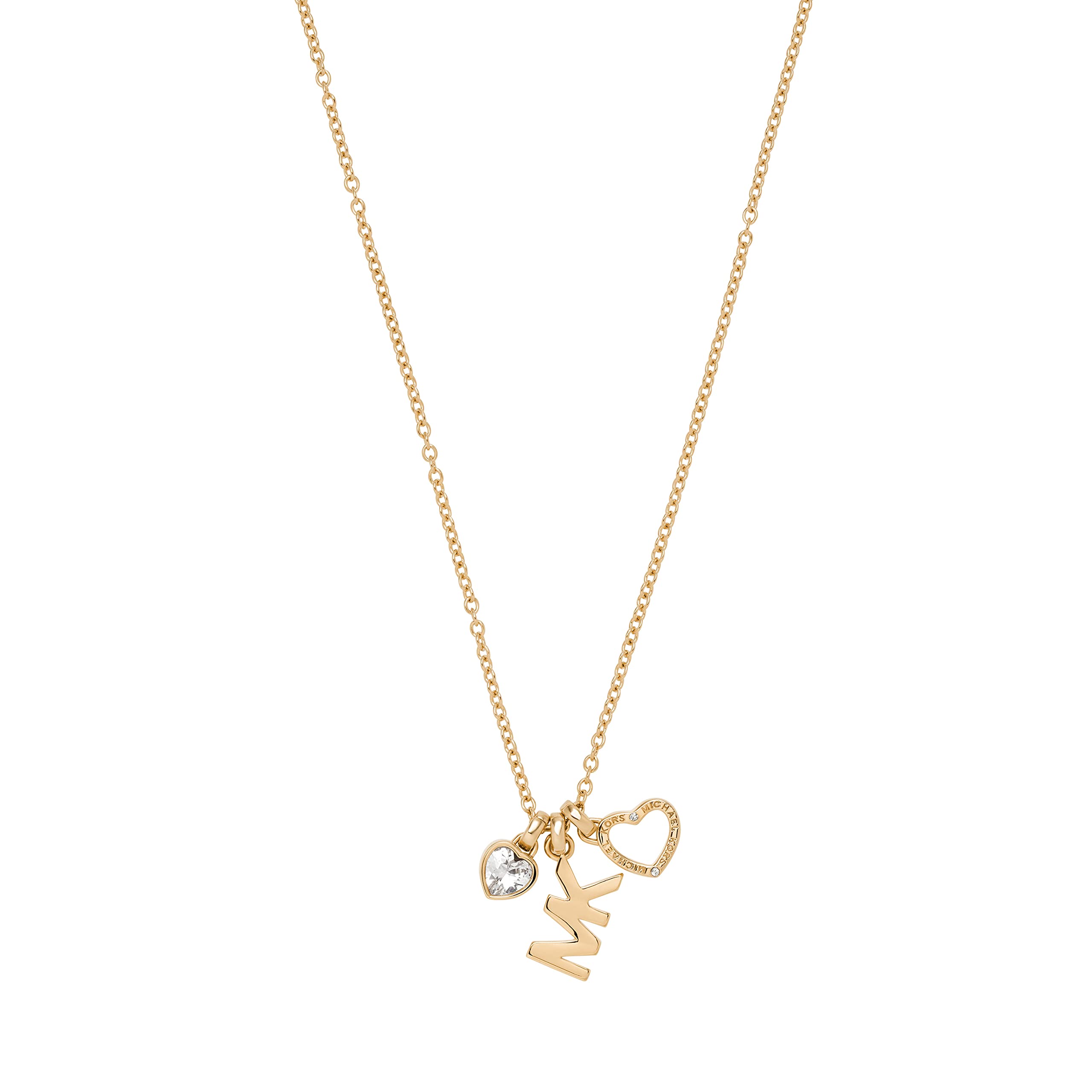 Michael Kors Women's Fashion Gold Brass Pendant Necklace (Model: MKJ7798710)