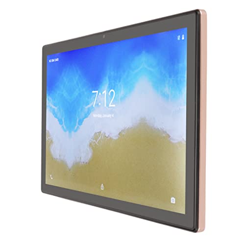 Naroote 8 Core Tablet, 10.1 Inch Tablet 8MP Front Camera 13MP Rear Camera 8GB RAM 128GB ROM 5800mAh 100‑240V for Android 12 for Entertainment (US Plug)