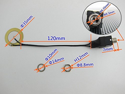 Goedrum Drum Trigger Set for DIY Electronic Kick or Bass Drum/For Metal Shell