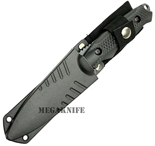 MILITARY TACTICAL GUT HOOK SKINNER HUNTING KNIFE Scuba Rescue Camping Blade