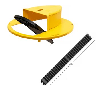Narotello Flip and Slide Bucket Lid Mouse Trap, Rat Trap, Auto Reset, Multi Catch, Reusable for Indoor and Outdoor Use, Mice Trap, Humane or Lethal