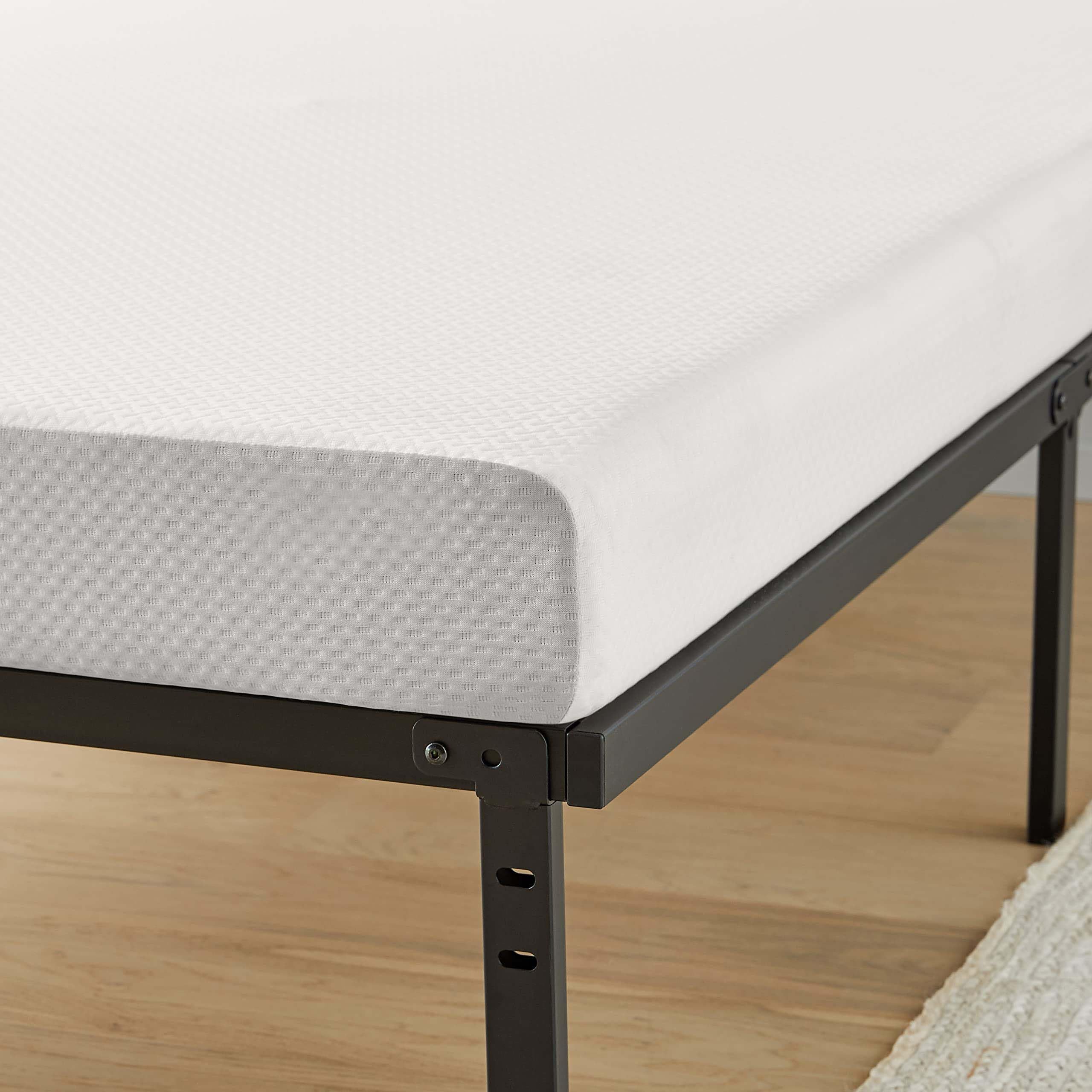 VFD Memory Foam Mattress, Soft Plush Feel, White (8 in, Twin)