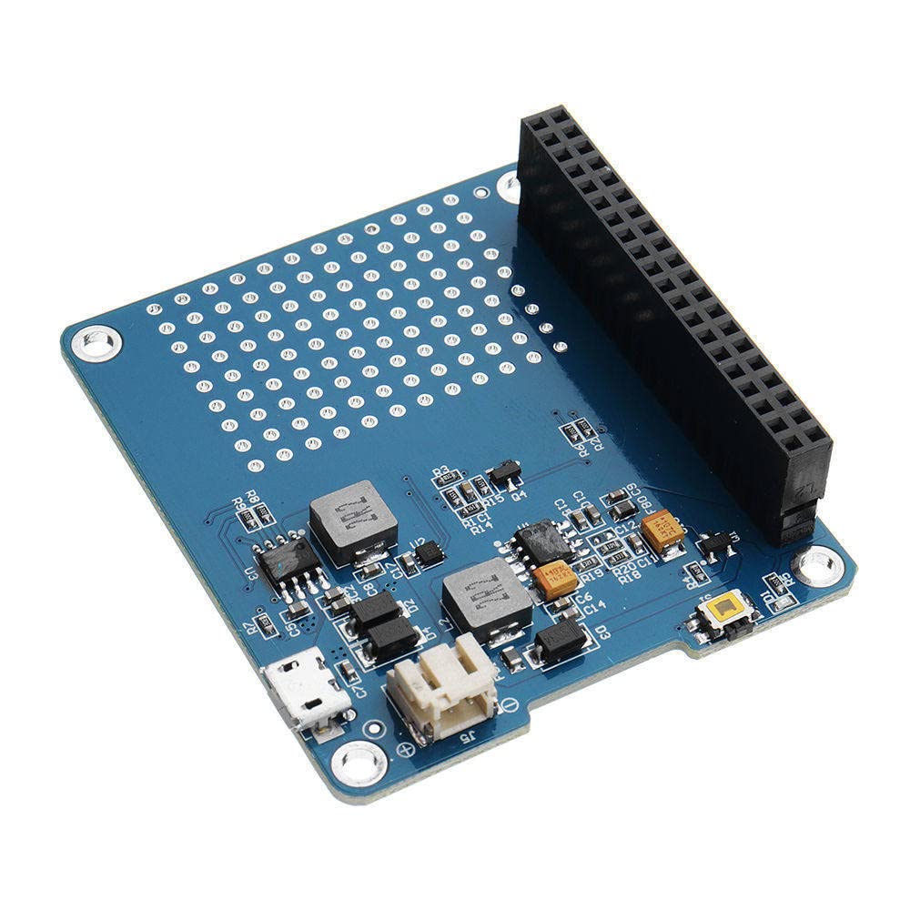 Power Pack Pro UPS HAT Lithium Battery Expansion Board for Raspberry Pi Charging