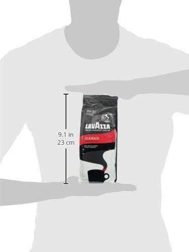 Lavazza Classico Ground Coffee Blend, Medium Roast, 12-Ounce Bag, Packaging May Vary