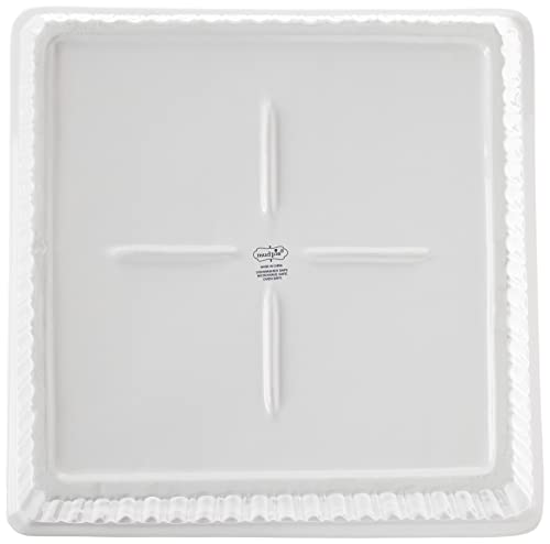 Mud Pie FUDGE SET, baker 2 1/2" x 10" x 10" | towel 26" x 16 1/2" | spatula 6"