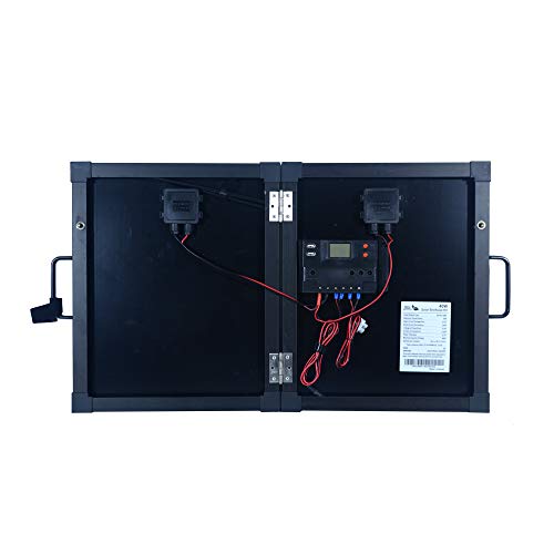 Nature Power 40-watt Portable Monocrystalline Solar Panel for 12-Volt Charging in Briefcase Design