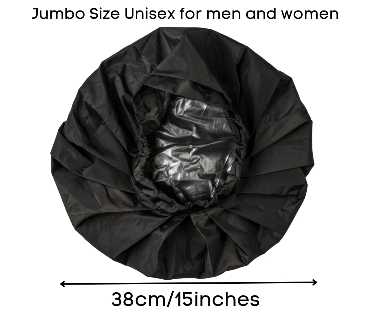 Shower Cap XL and Jumbo Bundle for Braids and Locs