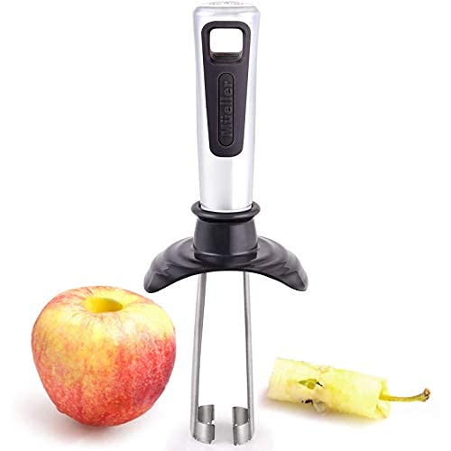 Mueller Premium Apple Corer - Easy to Use and Durable Core Remover for Pears, Bell Peppers, Fuji, Honeycrisp, Gala and Pink Lady Apples even Cupcakes β Surgical Stainless