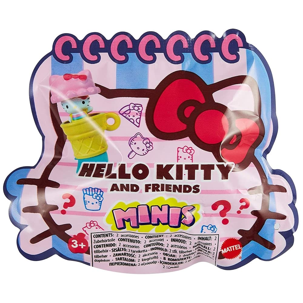 Mattel Mini Collectible Stamper, Pencil Topper and Key Chain Set - Inspired by Hello Kitty and Friends ~ Unopened and Identified Blind Bag ~ Pompompurin ~ Watermelon Stamp