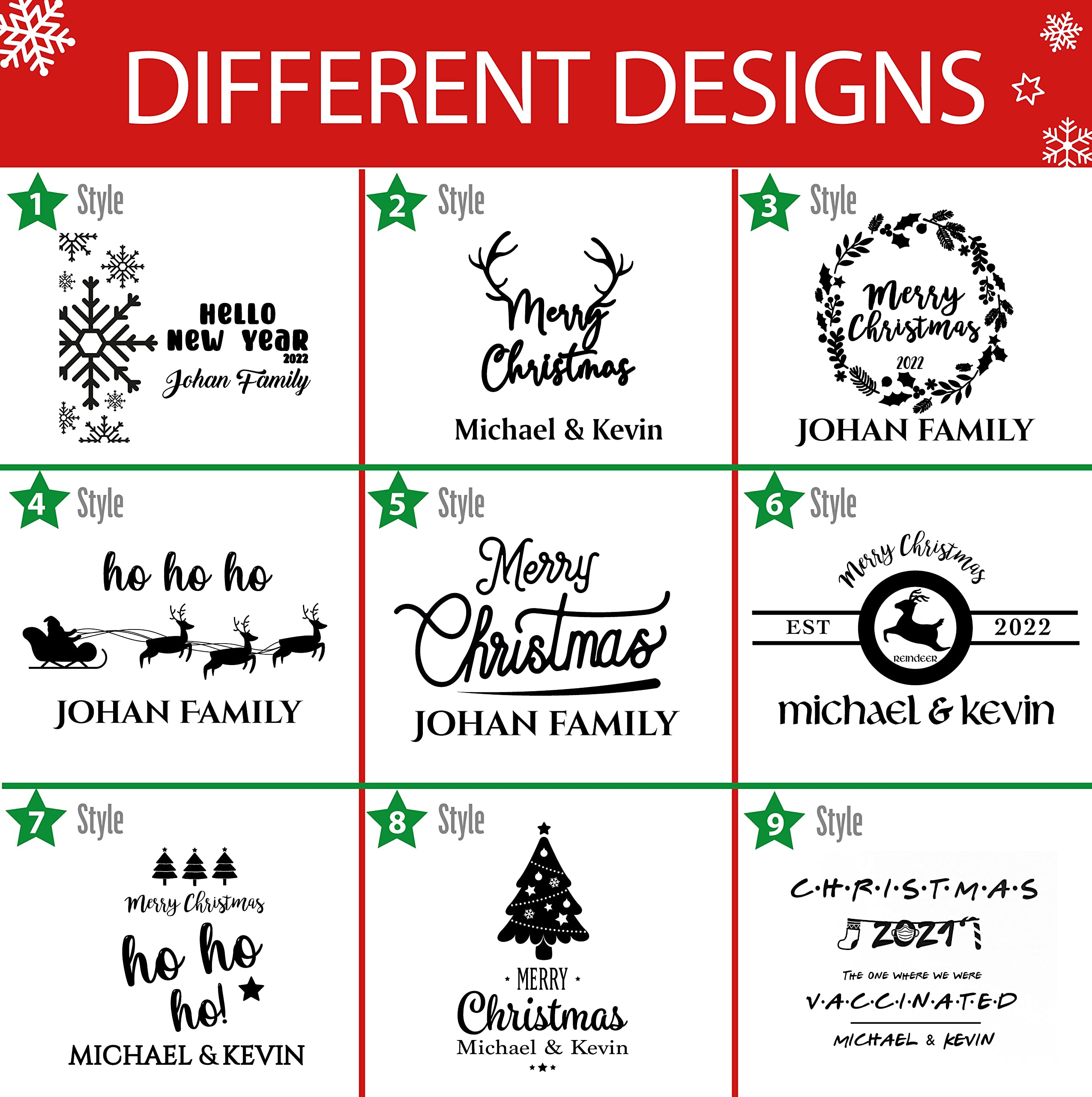 Merry Happy Christmas Tree Design Decorations for Kitchen, Personalized Gift for Couples and Family, Engraved Christmas Home Decor and Cutting Board, Christmas Gift for Grandma, Mom, Mother, Mama