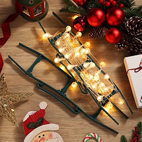Vicenpal Christmas Lights Storage Holder, Holiday Light Storage All Purpose Light Cord Wind up Organizer for String Lights, Extension Cords, Magnet Fishing Rope (Green, 12 Pieces)