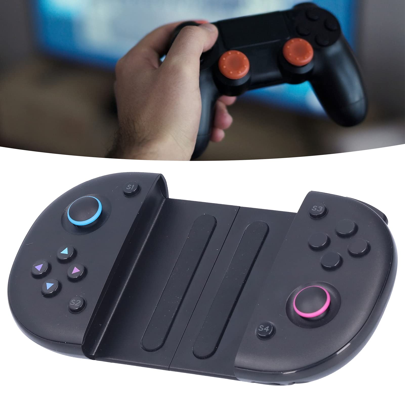 Mobile Game Controller Portable Mobile Game Controller 2 in 1 Mobile Game Controller Type‑C Version Gamepad for Android Mobile Game Controller