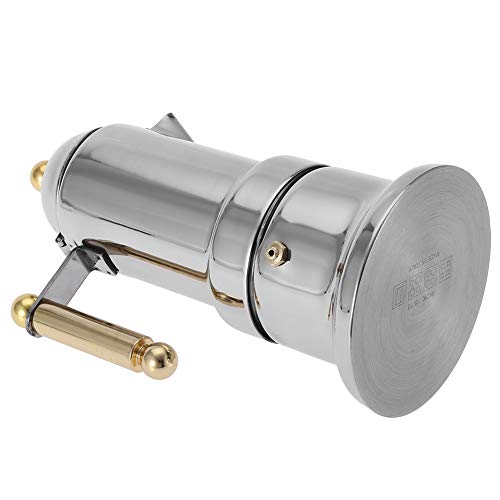 nobrand Moka Pot Stovetop Espresso Coffee Maker with Safety Valve 200ml Stainless Steel