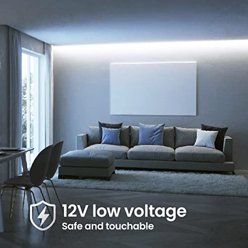 TJOY 16.4 Ft White Strip Lights+50 ft LED Strip Lights with 44 Key Remote (44 Key Remote Control +25ft x2+Indoor only)