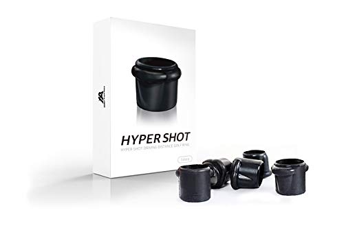 HYPER ALBATROSS Hyper Shot 14ea (Black), Golf Grip aid, Golf Grip Training aid, Golf Grip Alignment Tool, Golf Swing aid, Golf Swing Trainer, Golf Swing Grip Trainers