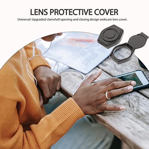 UKCOCO USB Camera Computers Laptops 5pcs Laptop Universal Practical Webcam Caps Covers Peep Blocker Plastic Privacy Tablet Anti Anti-peep Home Black for Camera Cover USB Camera