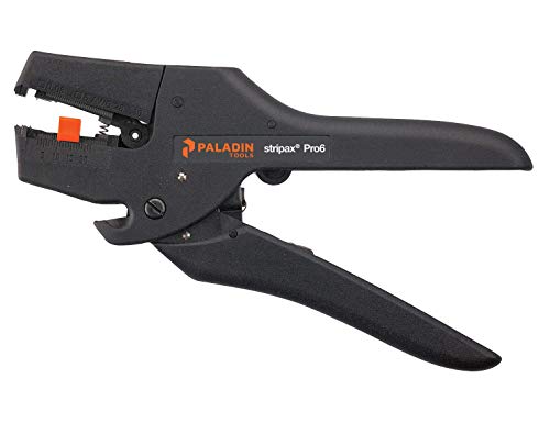Paladin Tools STRIPAX PRO 6 Wire Stripper Tool | Premium Wire Cutter | 28-10 AWG | THHN/THHW Insulation | Professional Grade (2023 Model)