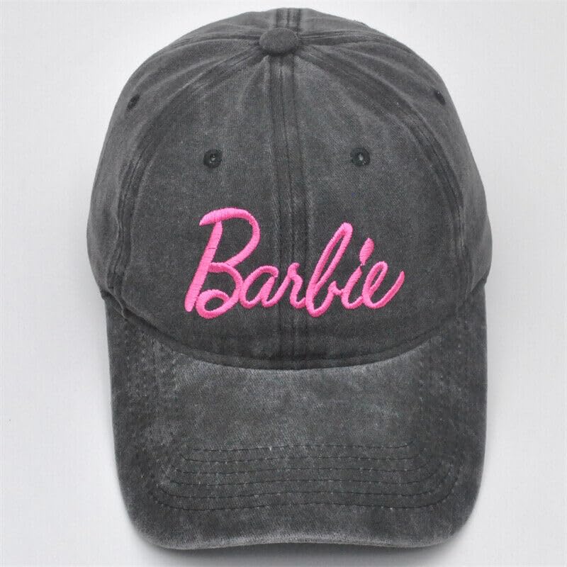 Trendy Adjustable Baseball HAT for Girls and Women (Black)