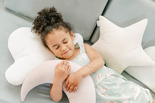 Ullabelle Decorative Pillow, Decorative Nursery Pillow, Playroom Décor, Cute Throw Pillows (Pink Moon)