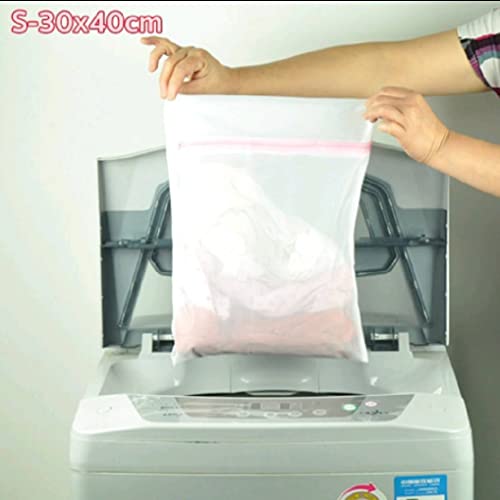 Set of 3 Mesh Laundry Bags-1 Large, 1 Medium & 1 Small Bags. Heavy Duty Fine Mesh Bag for Washing Machine, Laundry Bag for Travel, Lingerie, Sweater, Garment, Undergarment