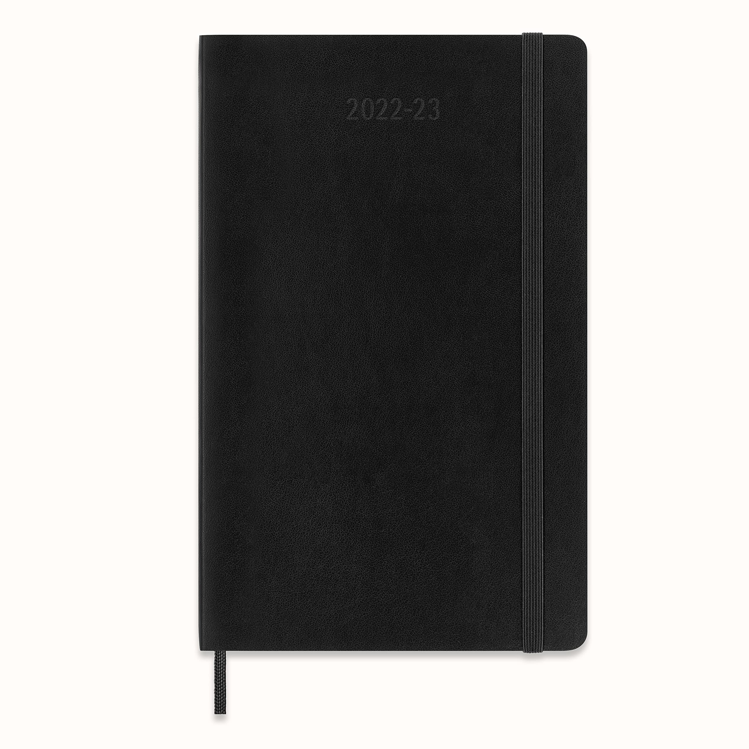 Moleskine Classic 18 Month 2022-2023 Weekly Planner, Soft Cover, Large (5" x 8.25"), Black