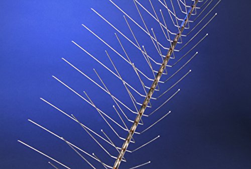 Nixalite Stainless Steel Bird Spikes E-Spike (8 Ft. (4-2 Ft. Strips))