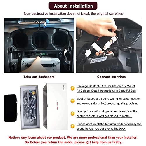 Road Top Newest Android 12 Car Stereo 10.25" Car Touch Screen for Mercedes Benz GLK Class X204 2009-2015 Year, 8+128G, Support Wireless Carplay, Global Weather,OTA Upgrade,Voice Control