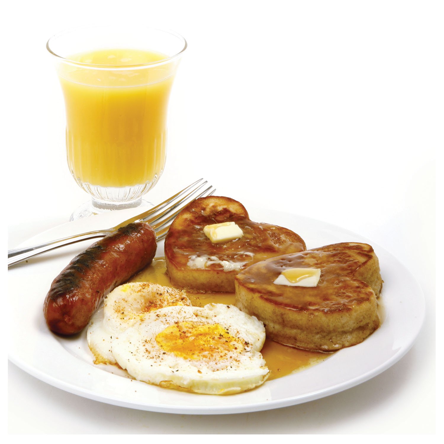 Norpro - 999R Norpro Silicone Heart Pancake/Egg Rings, 2 Pieces, One Size, Red