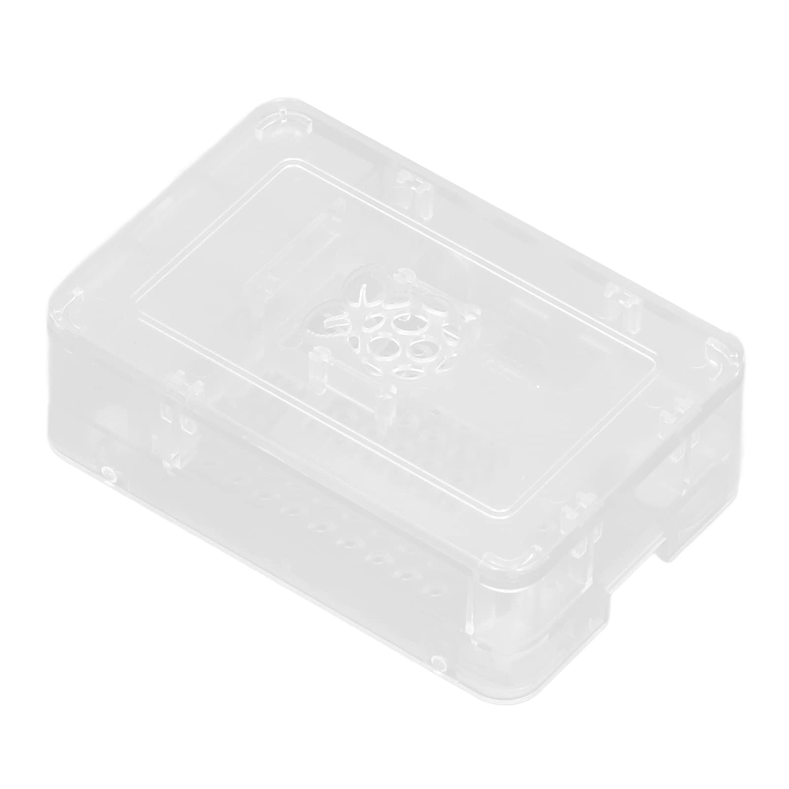 Protective Case, Protective Shell, for Raspberry Pi 4 Case ABS Detachable Scratch Resistant Heat Dissipation Protective Shell White(Transparent)