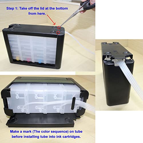 UPink Continuous Ink Supply System CISS Ink Tank DIY Kits Compatible for Canon PG-275 CL-276 PG-260 CL-261 PG-245 CL-246 PG-210 CL-211 PG-243 CL-244 PG-240 CL-241 Ink Cartridge