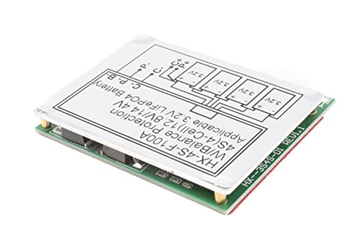 NOYITO 100A 4S 3.2V Lithium Iron Phosphate Battery Protection Board 12.8V with Balance Over-Current Over-Charge Over-Discharge Short-Circuit Protection