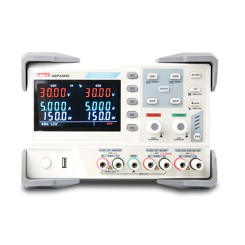 UNI-T UDP3305C/UDP3303C/UDP3303A Programmable DC Power Supply Cost-Effective Program Control DC Power Supply