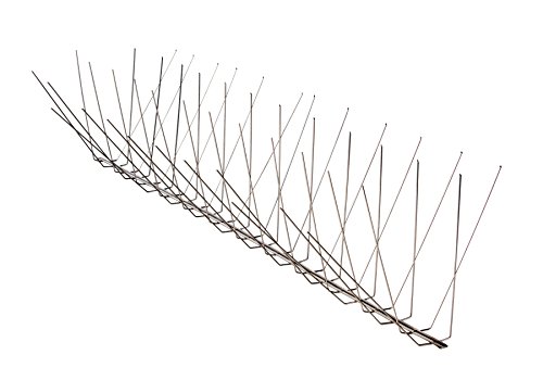 Nixalite Pigeon Spike Stainless Steel Bird Spikes (10 Ft, 5-2 Ft. Strips)