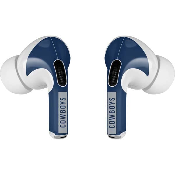 Skinit Decal Audio Skin Compatible with Apple AirPods Pro (2rd Gen, 2022) - Officially Licensed NFL Dallas Cowboys Blue Performance Series Design