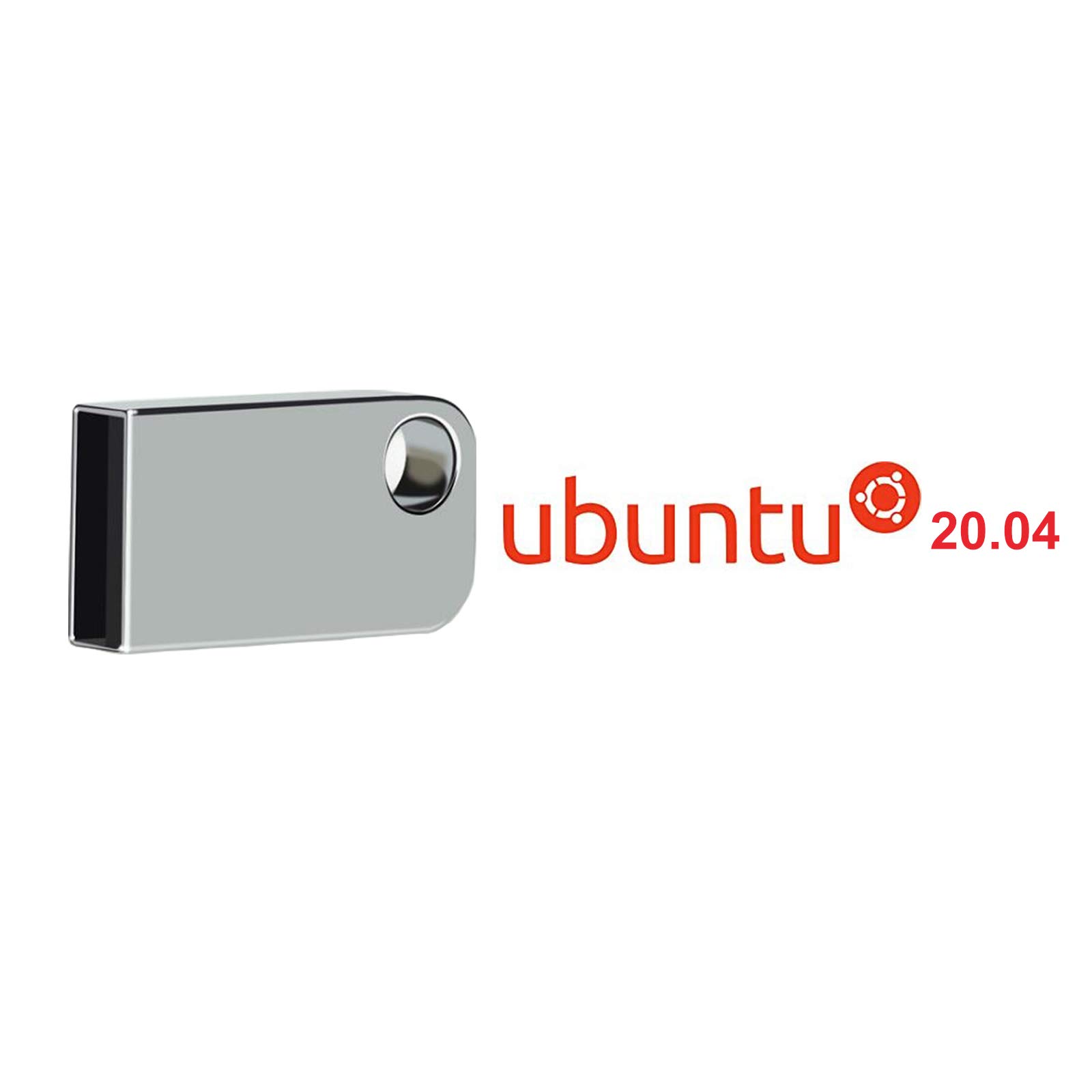 ILamourCar Ubuntu Linux 20.04 Latest Version - 2020 16GB USB Flash Drive | English Version - Silver