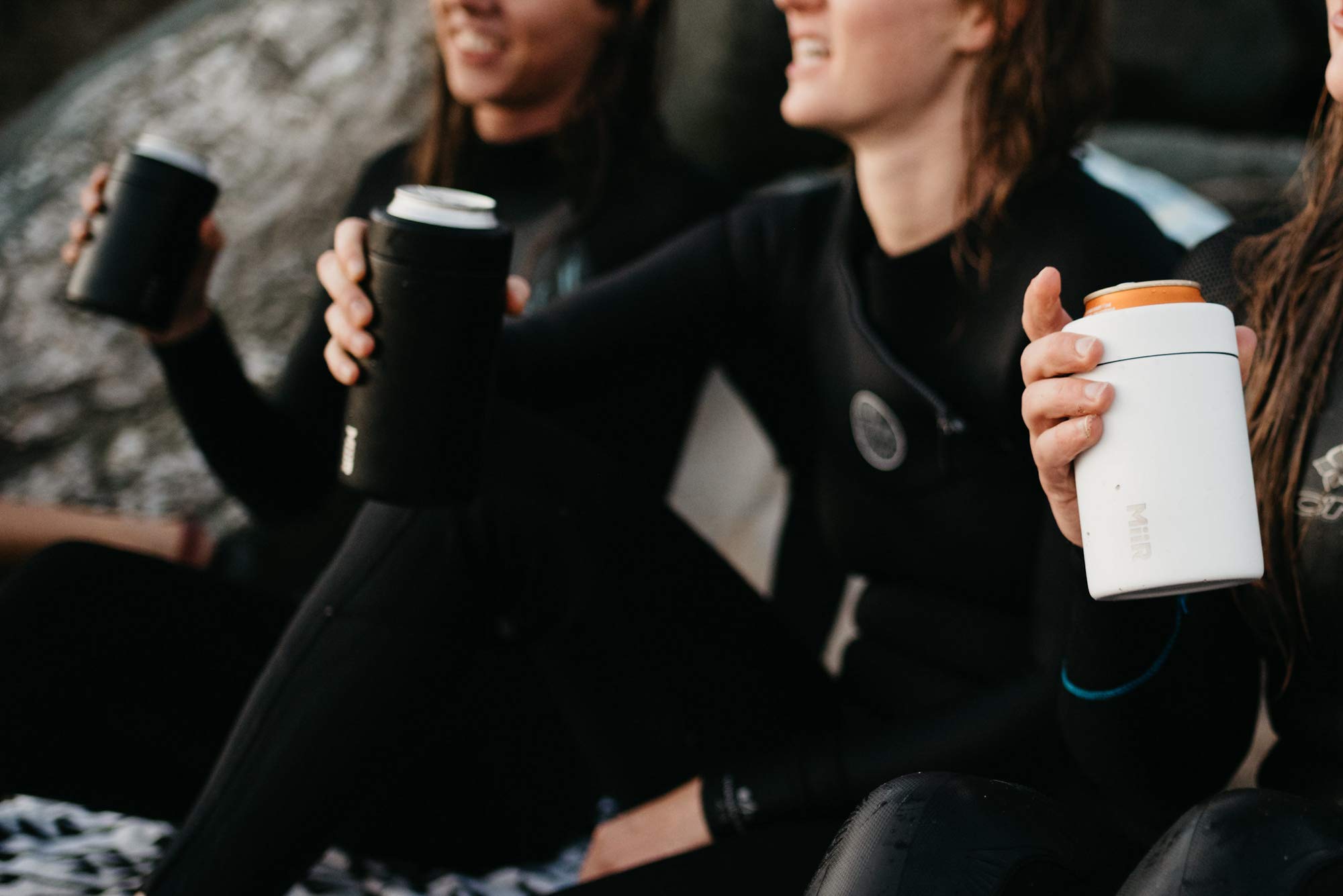 MiiR, Can and Drink Chiller Insulated Stainless Steel for Cans and Bottles, Sustainable, Minimalistic, Black 12 Oz