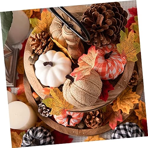 IMIKEYA 60 Pcs Thanksgiving Pumpkin Foam Pumpkins Fall Decorations Halloween Pumpkins Simulated Pumpkin Decor Scene Layout Pumpkin Decor Artificial Pumpkin Ornament Statue Rope